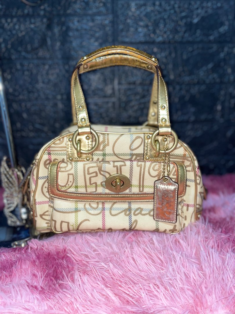 Coach Poppy Mini Y2K Graffiti, Luxury, Bags & Wallets on Carousell