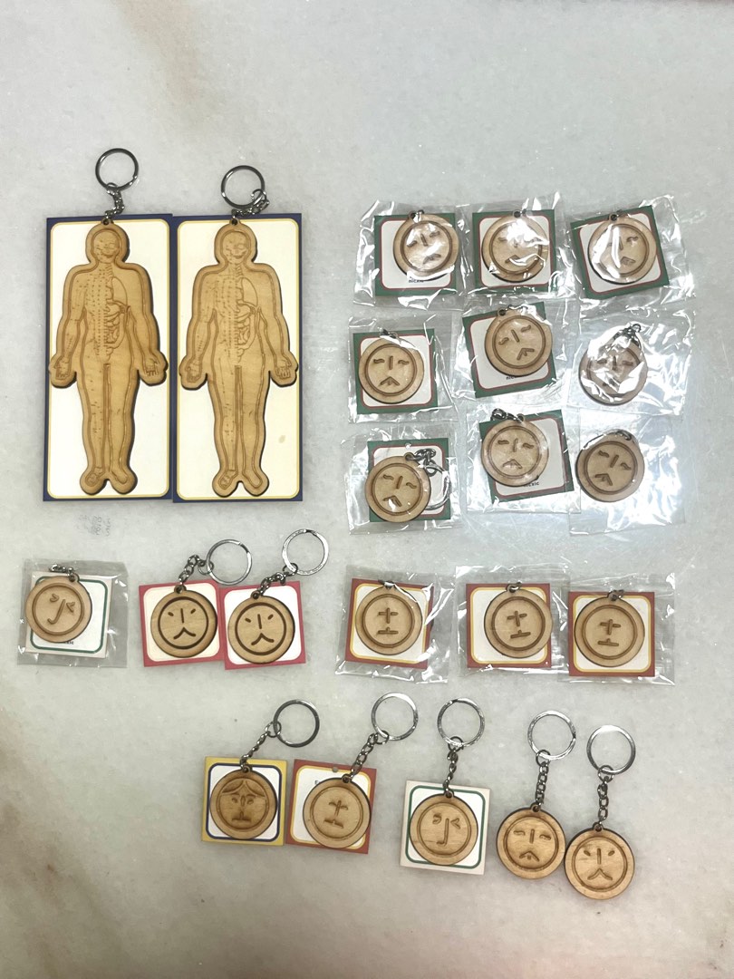 [Local Artist] TCM Inspired Wooden Keychains Traditional Chinese ...