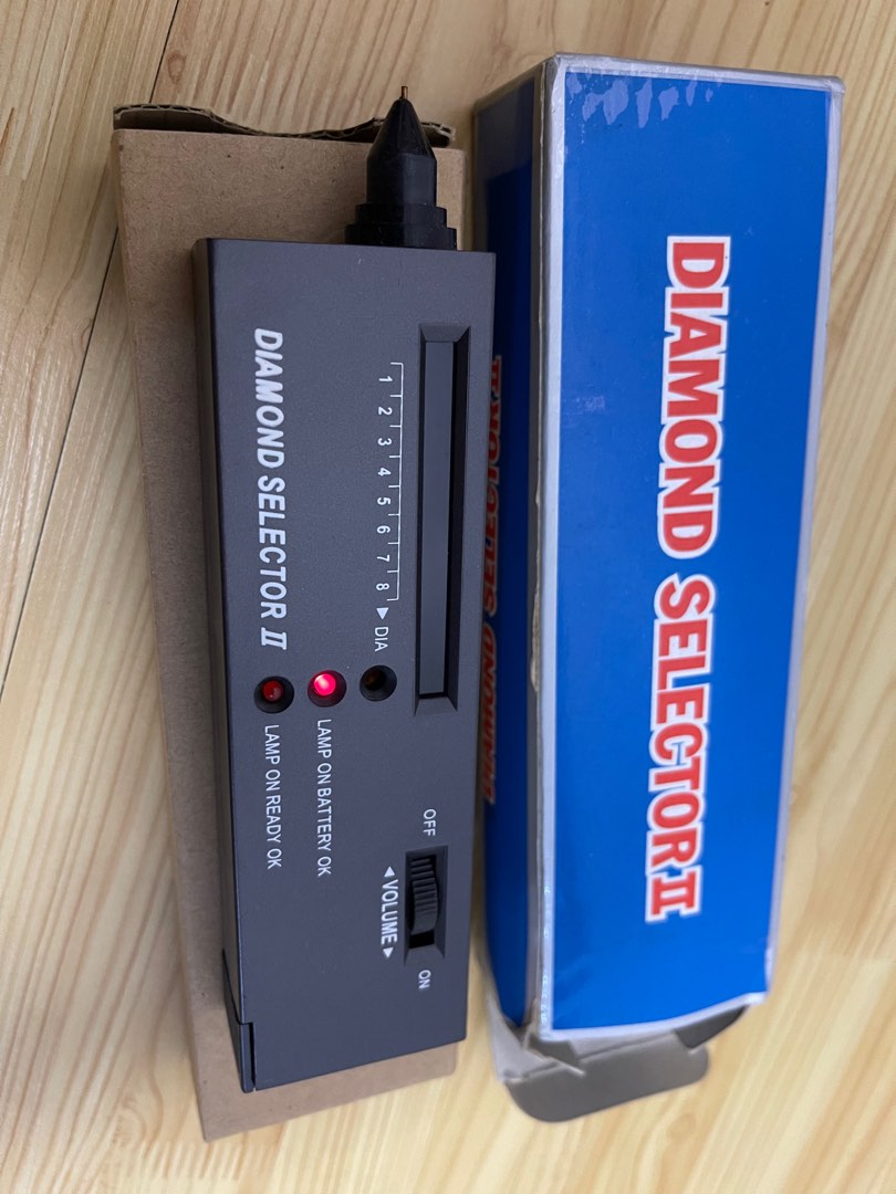Diamond selector II alat chek deteksi digital berlian emas atau batu ...