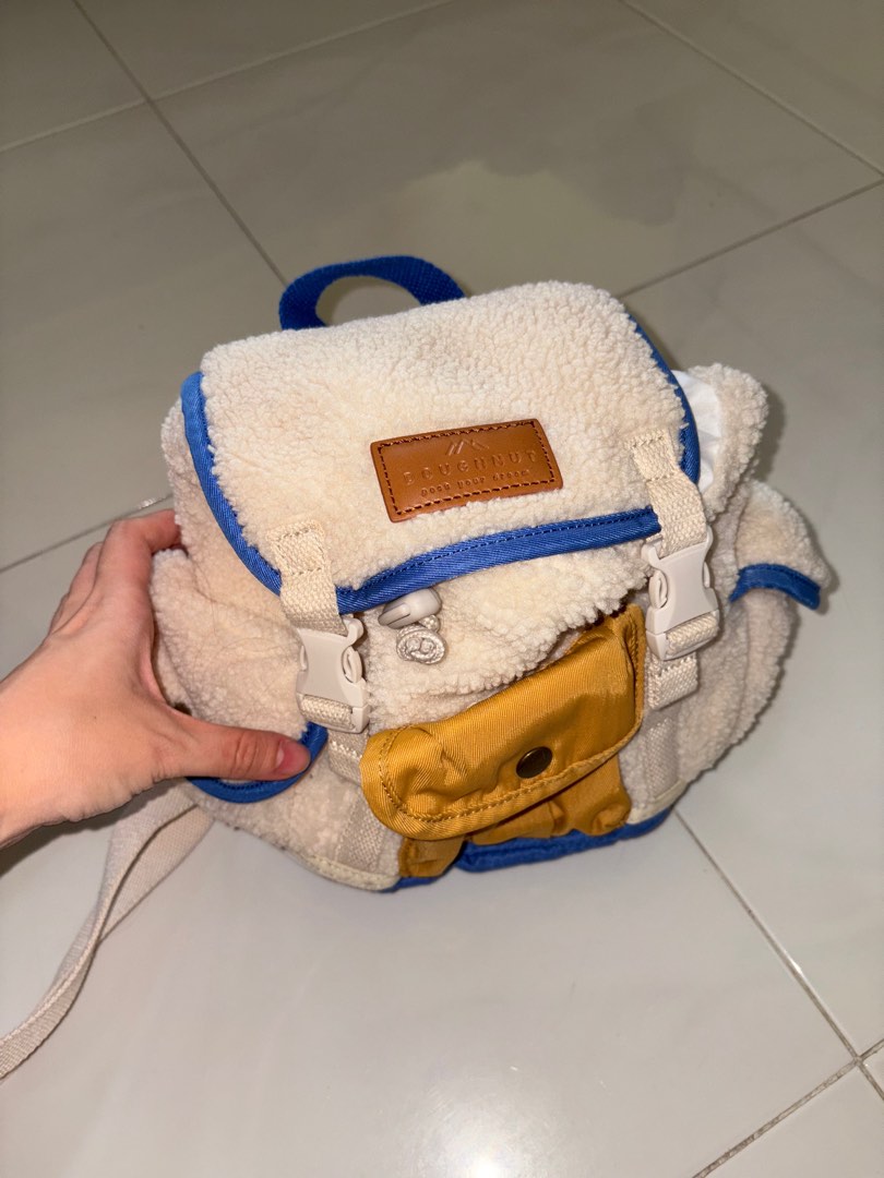 Doughnut Furry Backpack, Women's Fashion, Bags & Wallets, Backpacks on ...