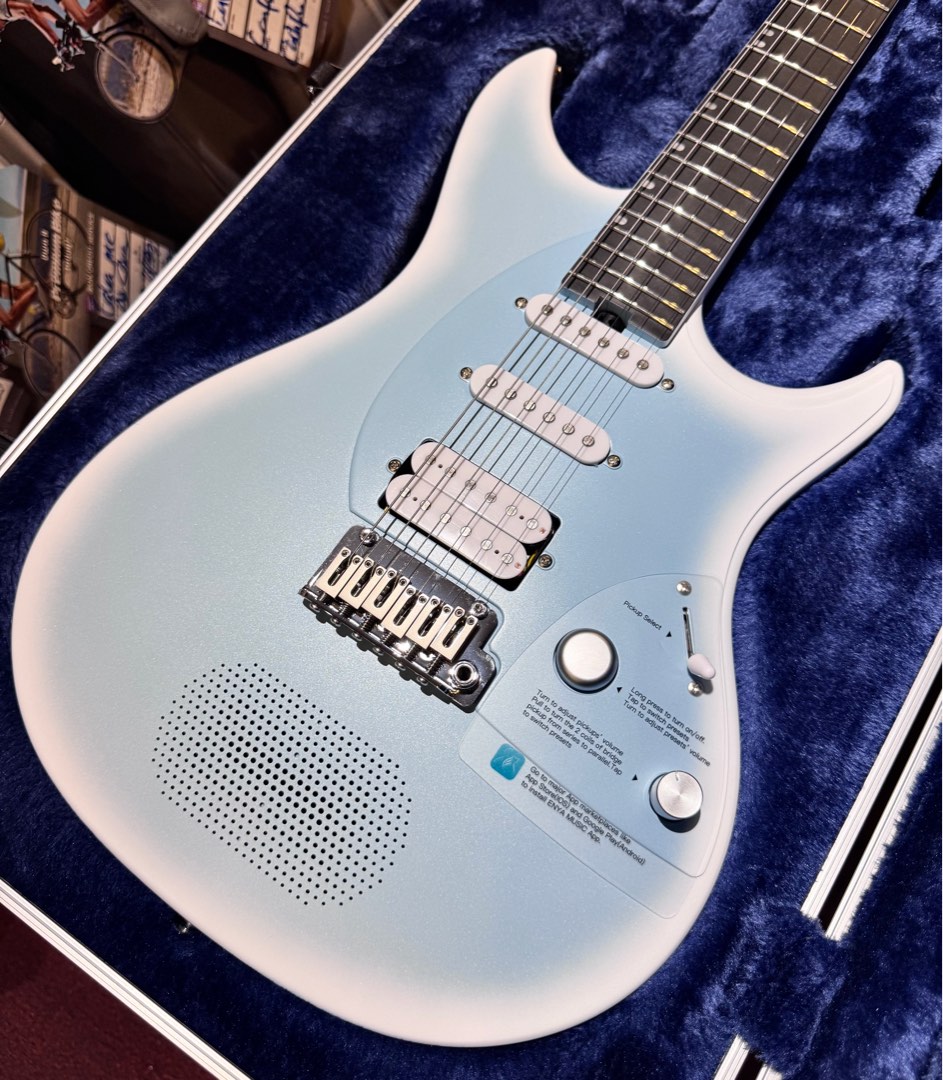 ENYA Inspire Smart Electric Guitar Light Blue, Hobbies & Toys, Music ...