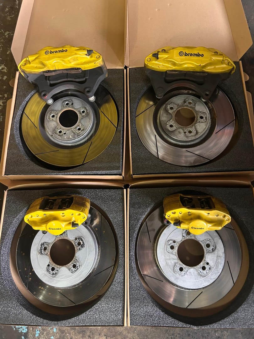 Evo x Brembo brake full set, Car Accessories, Accessories on Carousell