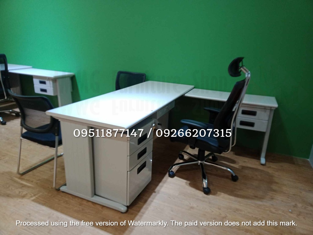 EXECUTIVE TABLE . OFFICE CHAIR . LOCKER . GANG CHAIR, Furniture & Home ...