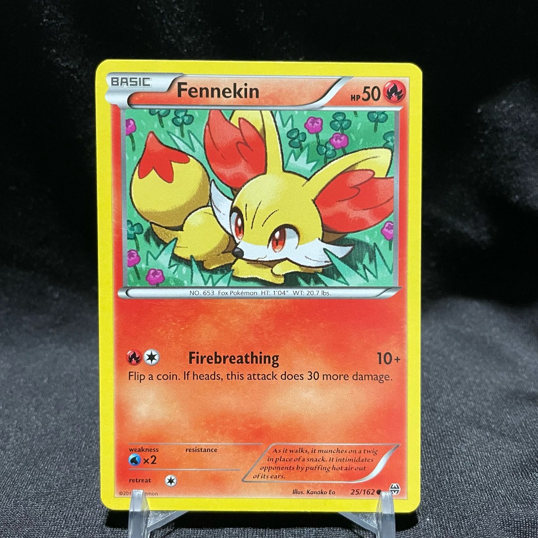 Fennekin 25/162 2015 BREAKthrough pokemon tcg cute pokemon cards ...
