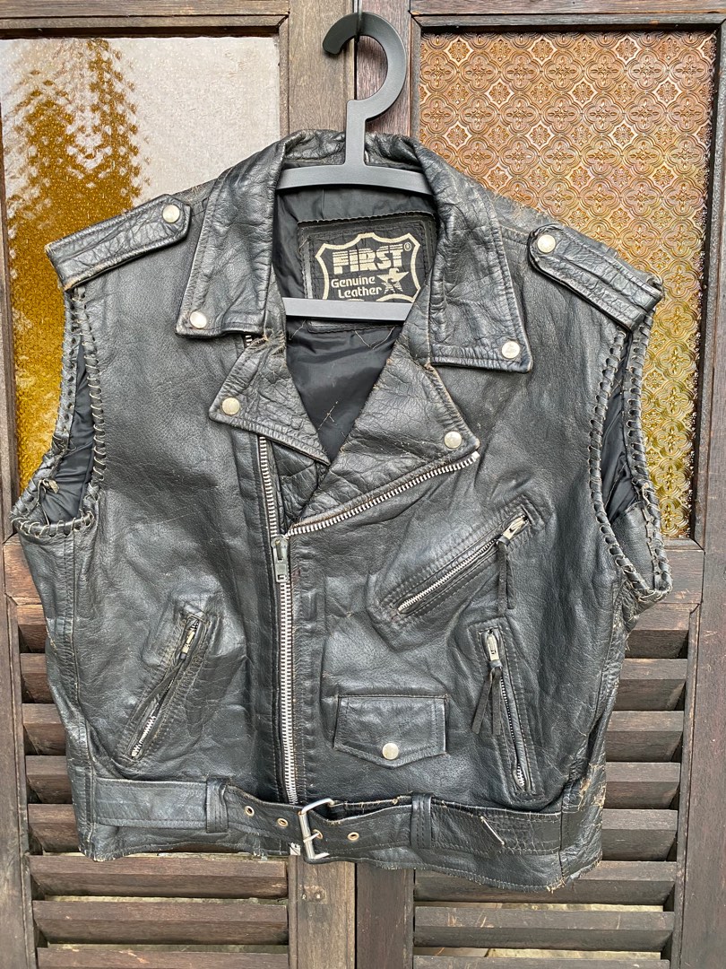 First Leather Jacket, Men's Fashion, Coats, Jackets and Outerwear on ...