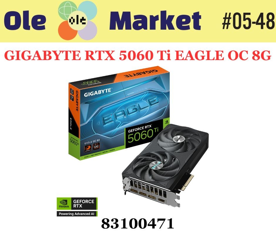 GIGABYTE GeForce RTX 5060 Ti EAGLE OC 8G (******** 3 Years Local ...