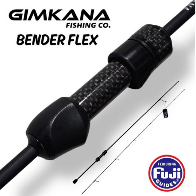 GIMKANA Fishing BenderFlex Ultralight Rod (Fuji Alconite Ring) BF632ULS ...