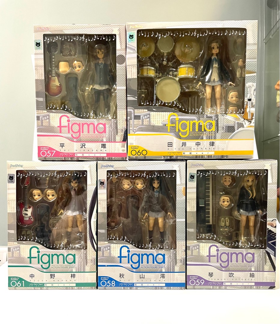 Good smile company Figma K-ON! series full set Figma 057 058 059 060 ...
