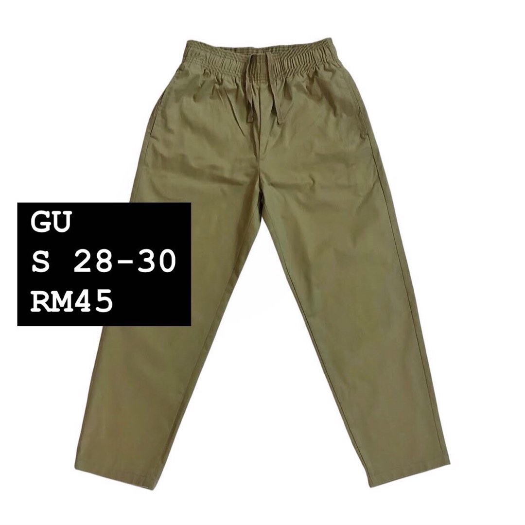 gu chef pant s, Men's Fashion, Bottoms, Trousers on Carousell