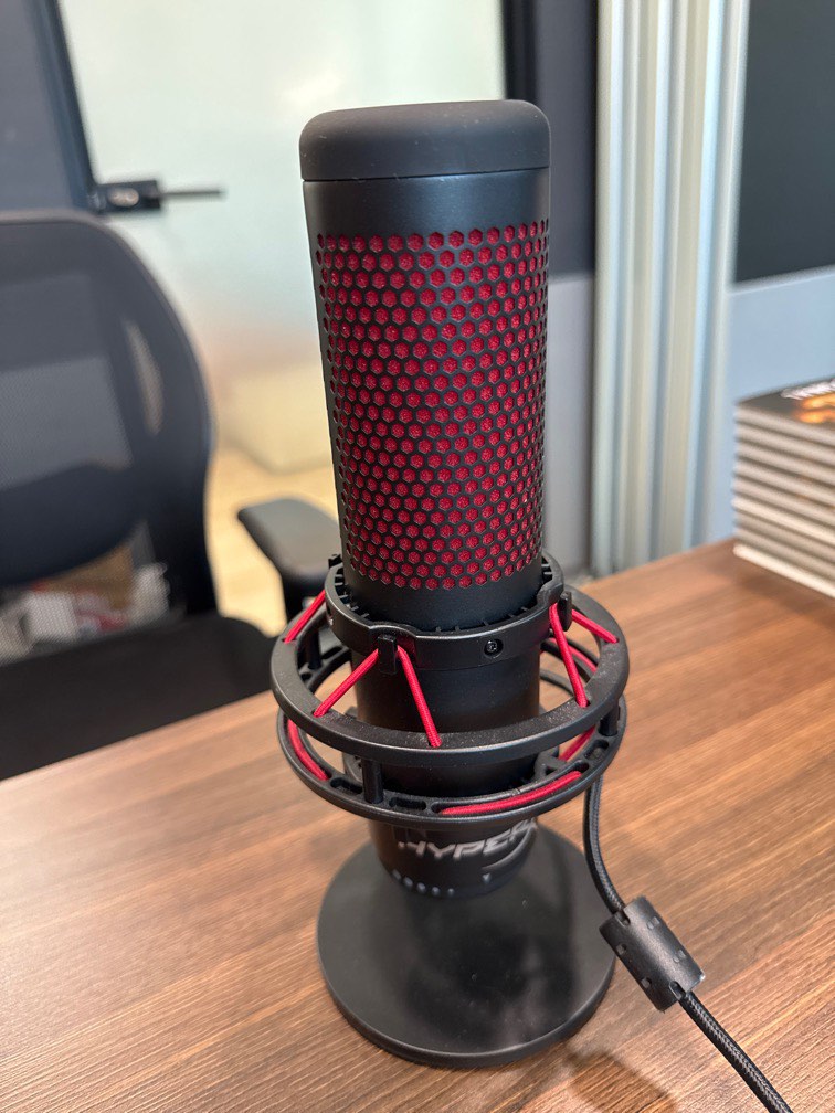 Hyper X Quadcast Mic, Audio, Microphones on Carousell