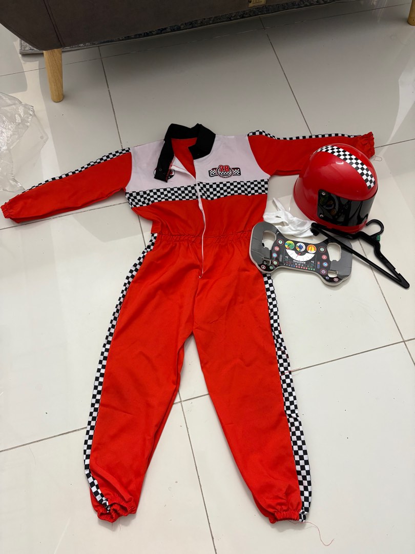 Kids race car driver costume, Babies & Kids, Babies & Kids Fashion on ...