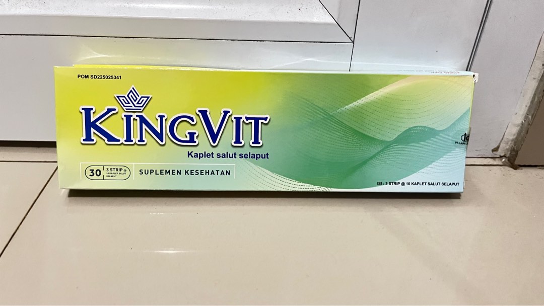 KINGVIT/Box 30 Tablet, Kesehatan & Kecantikan, Kulit, Sabun & Tubuh di ...