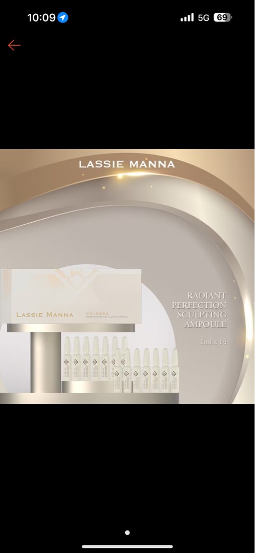 Lassie Manna Radiant Perfection Sculpting Ampoule, Beauty & Personal ...