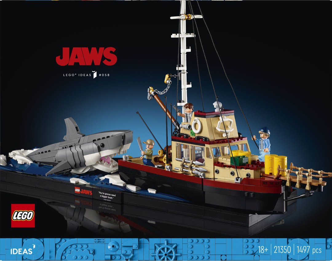 LEGO Ideas 21350 - Jaws, Hobbies & Toys, Toys & Games on Carousell