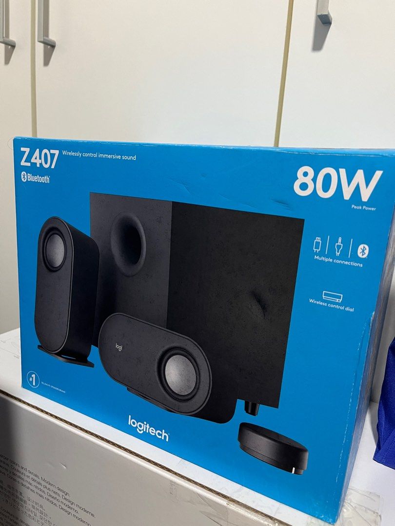 Logitech Z407 2.1 Bluetooth Computer Speaker with Subwoofer and ...