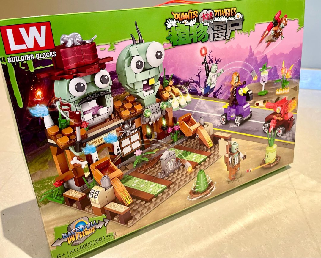 Lw plants vs zombies building bricks, Hobbies & Toys, Toys & Games on ...