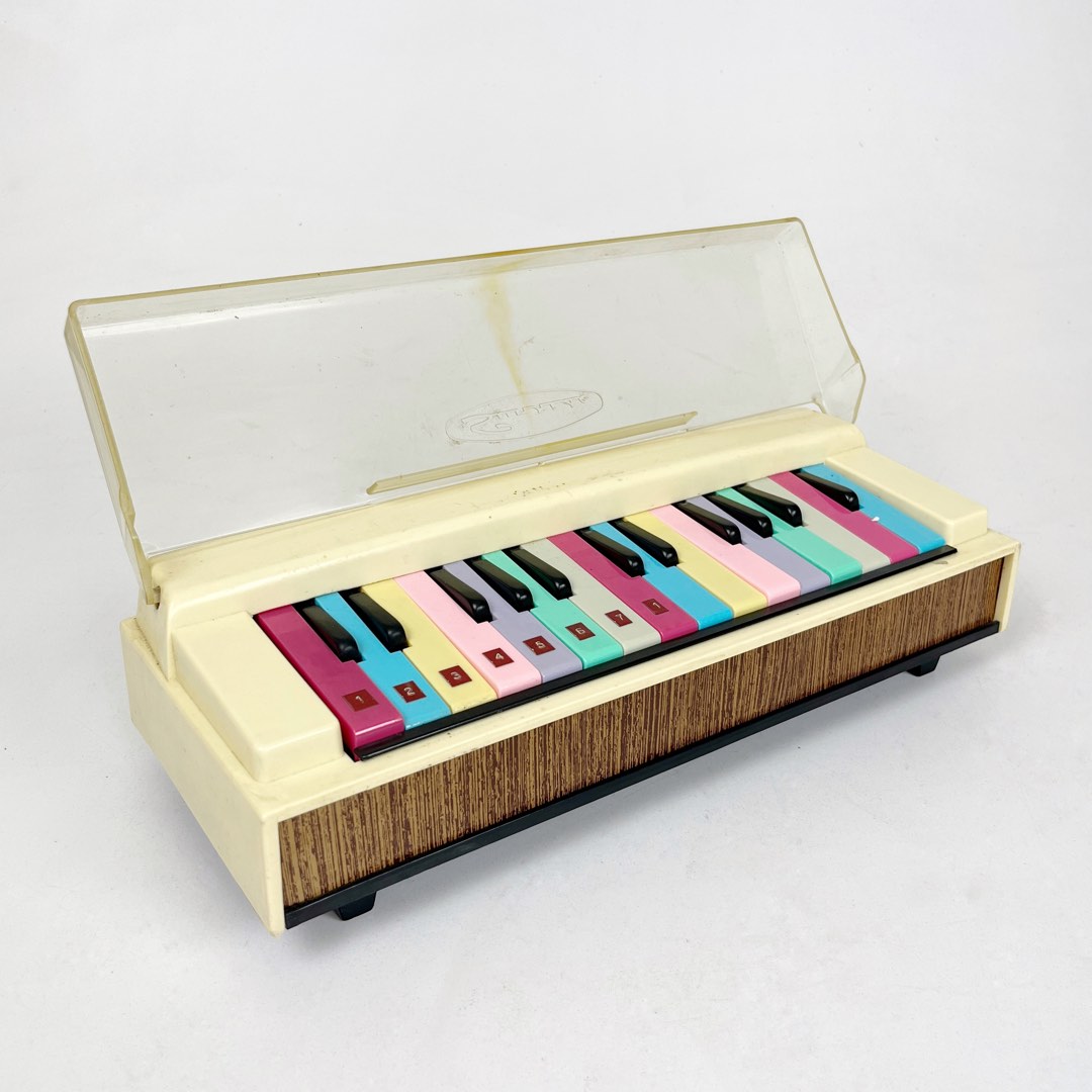 mainan jadul piano pianika merk sunrise vintage tintoys toys, Antik ...