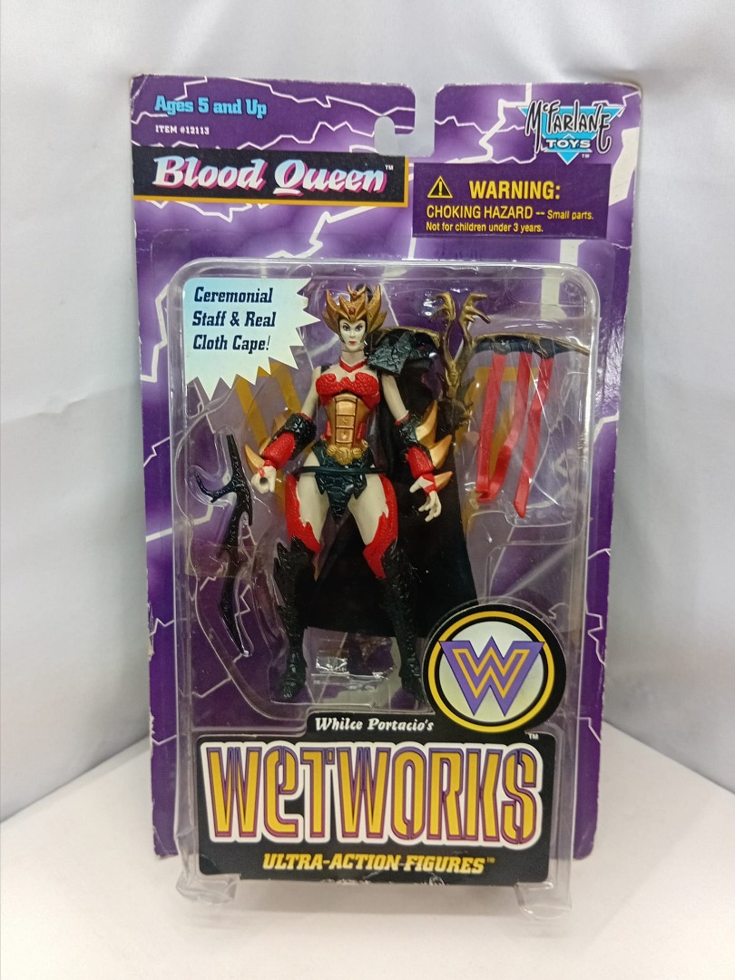 mcfarlane wetworks blood queen red variant ultra action figure, Hobbies ...