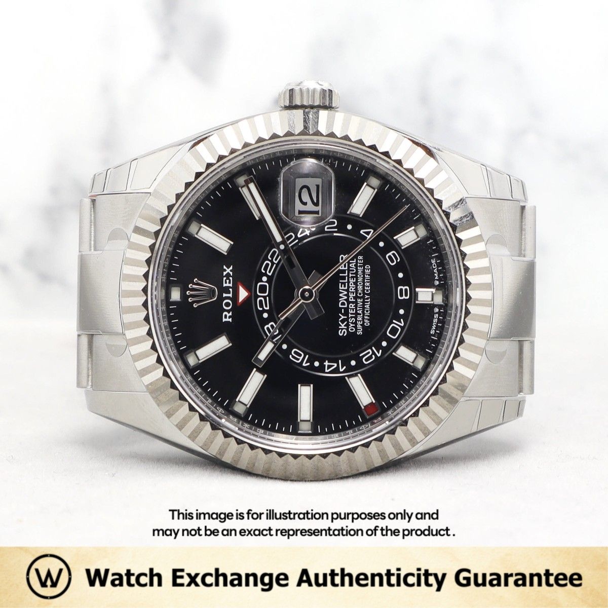 Mint Dec 2024 Rolex Sky Dweller Oyster 336934 Black Dial Z15053, Luxury ...