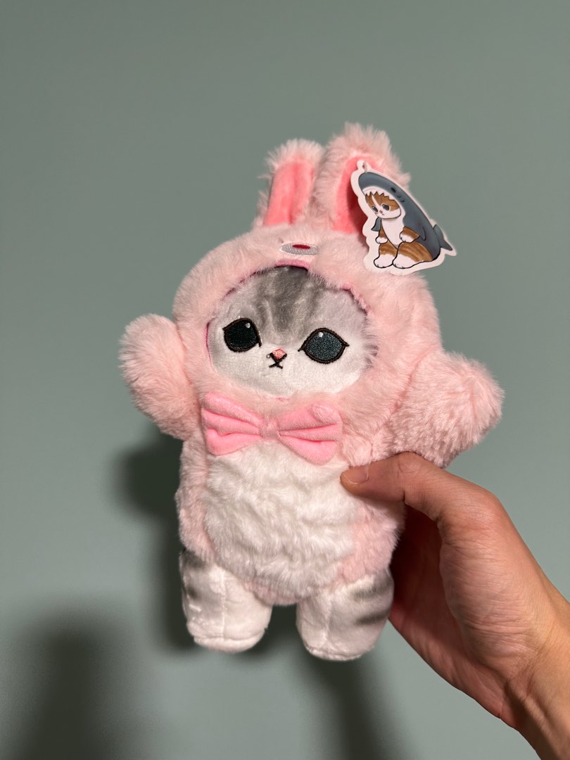 Mofusand pink soft toy, Hobbies & Toys, Toys & Games on Carousell
