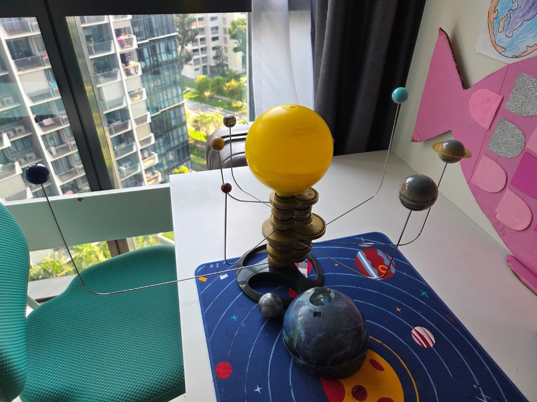 Motorized solar system, Babies & Kids, Infant Playtime on Carousell