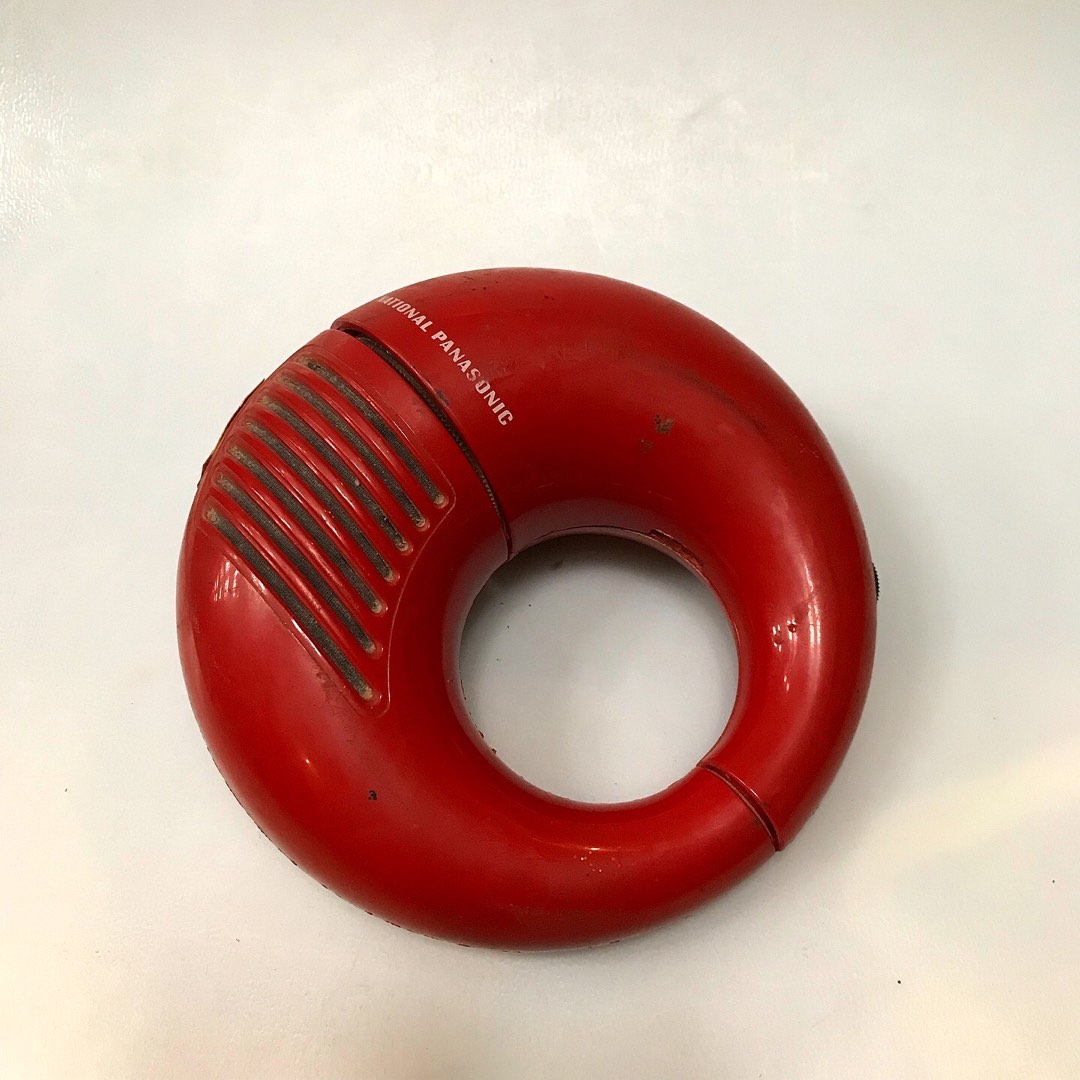 National Panasonic Transistor Radio R-72S Design Radio Receiver Red ...