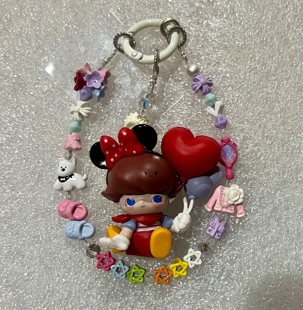 New Popmart Dimoo Disney World Series inspired popbean handcrafted Bag ...