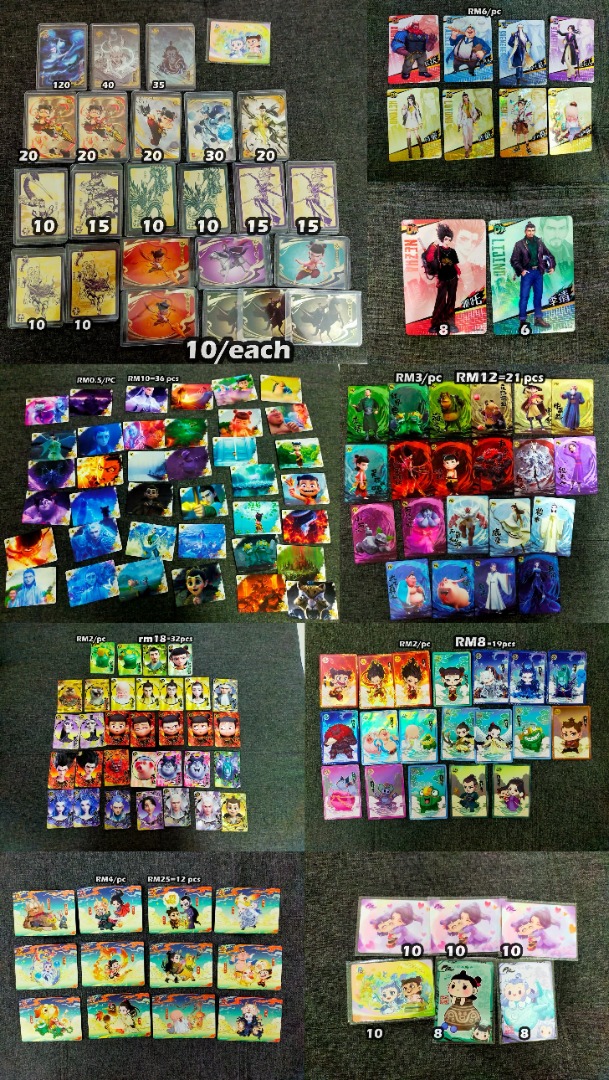 [Nezha kayou] nezha kayou RARE斗天2弹 nezha sp card and more,哪吒卡游 炽影 斗天 ...