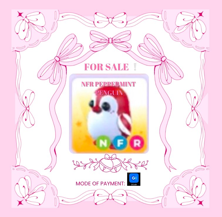 NFR Peppermint Penguin (Adopt me Roblox), Hobbies & Toys, Toys & Games ...
