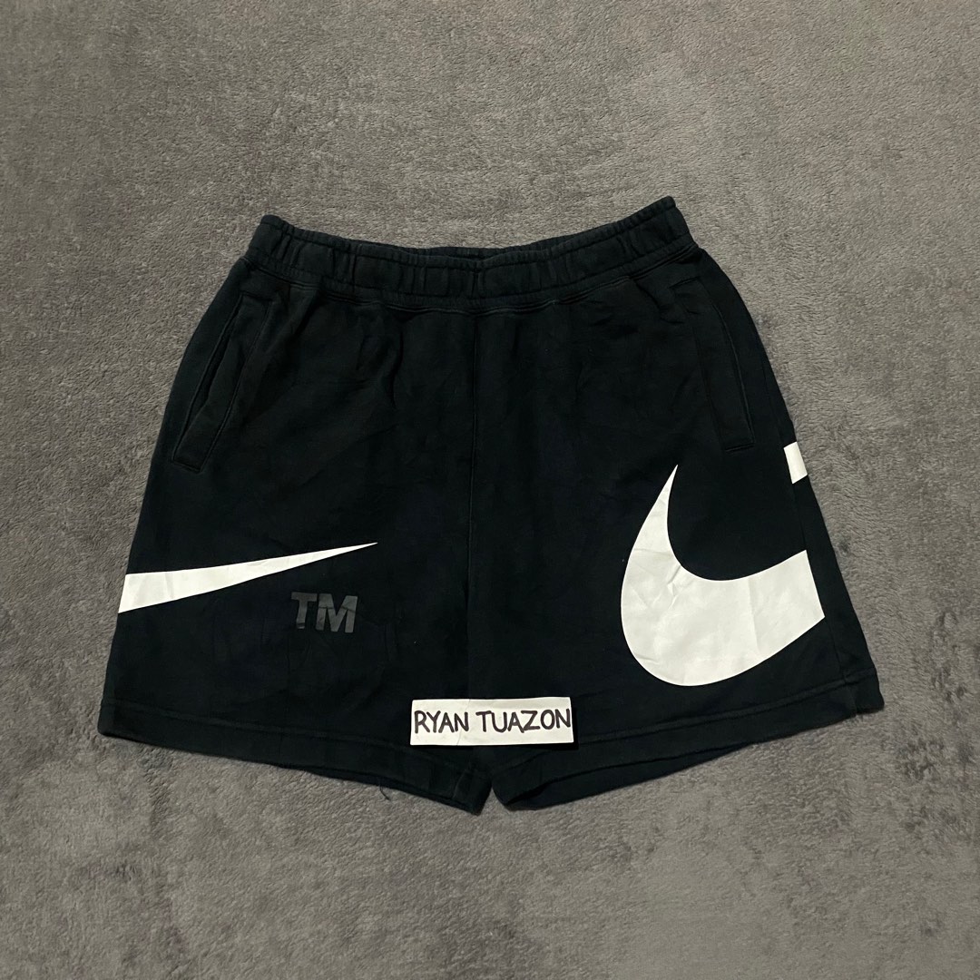 NIKE BIG SWOOSH SHORTS, Men's Fashion, Bottoms, Shorts on Carousell
