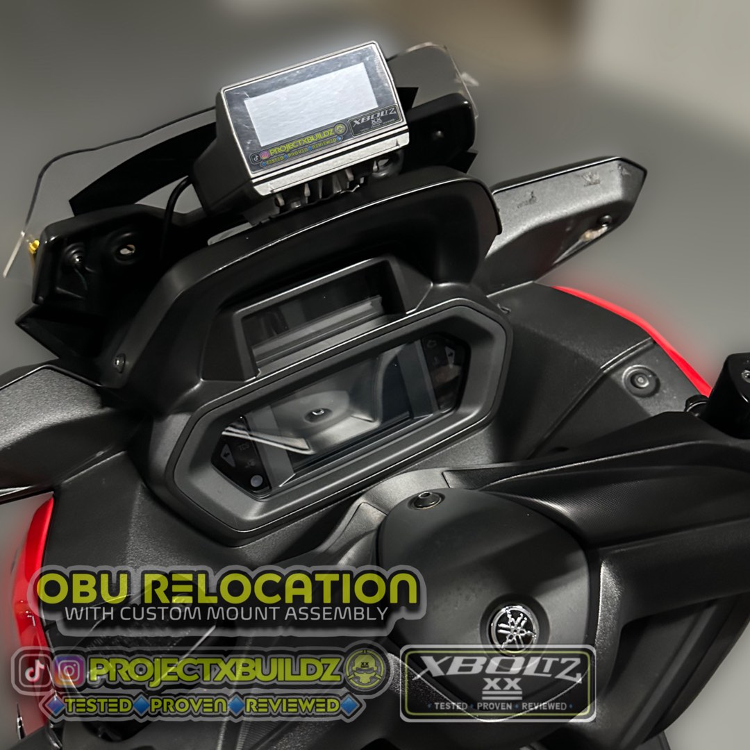 Obu Relocation- Yamaha Xmax V1 Xmax V2 Xmax V3, Motorcycles, Motorcycle ...