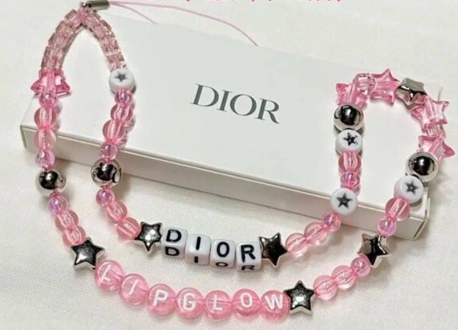 (Original) DlOR LIPGLOW Pink mobile charm - Limited Edition, Mobile ...
