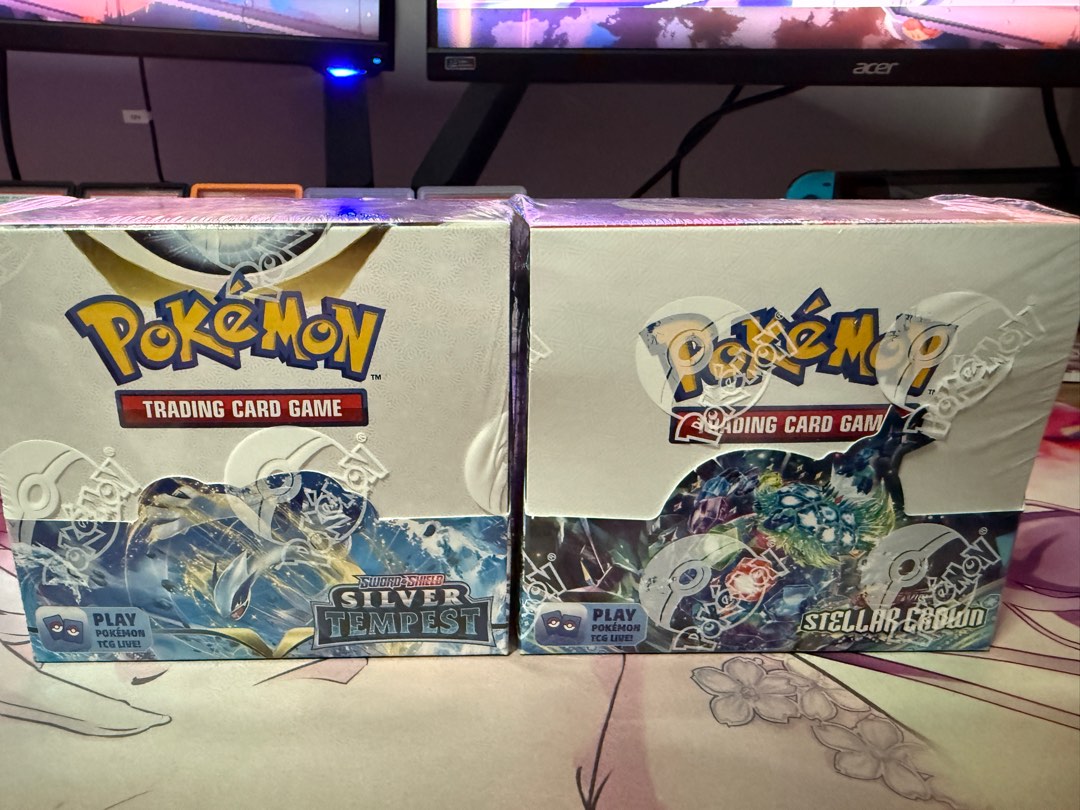 Pokemon Silver Tempest BB and Stellar Crown BB, Hobbies & Toys, Toys & Games on Carousell