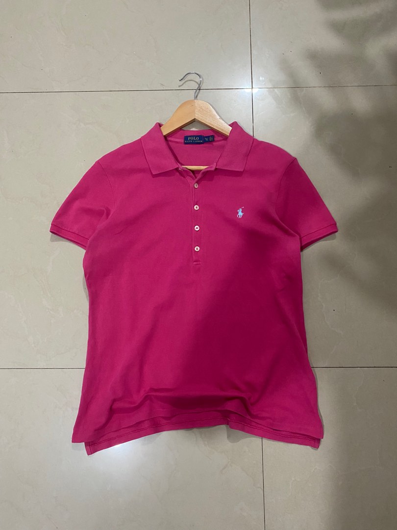POLO RALPH LAUREN PIN POLO SHIRT, Women's Fashion, Tops, Shirts on ...