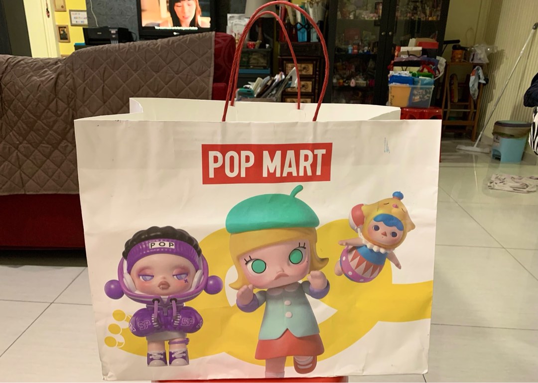 Pop Mart Paper bag (large), Hobbies & Toys, Memorabilia & Collectibles ...