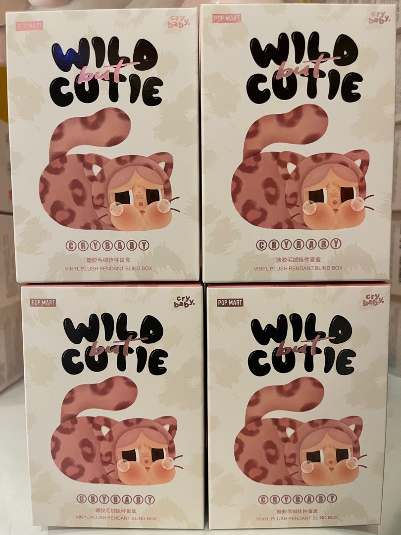 Popmart crybaby wild but cutie single blind box, Hobbies & Toys, Toys ...