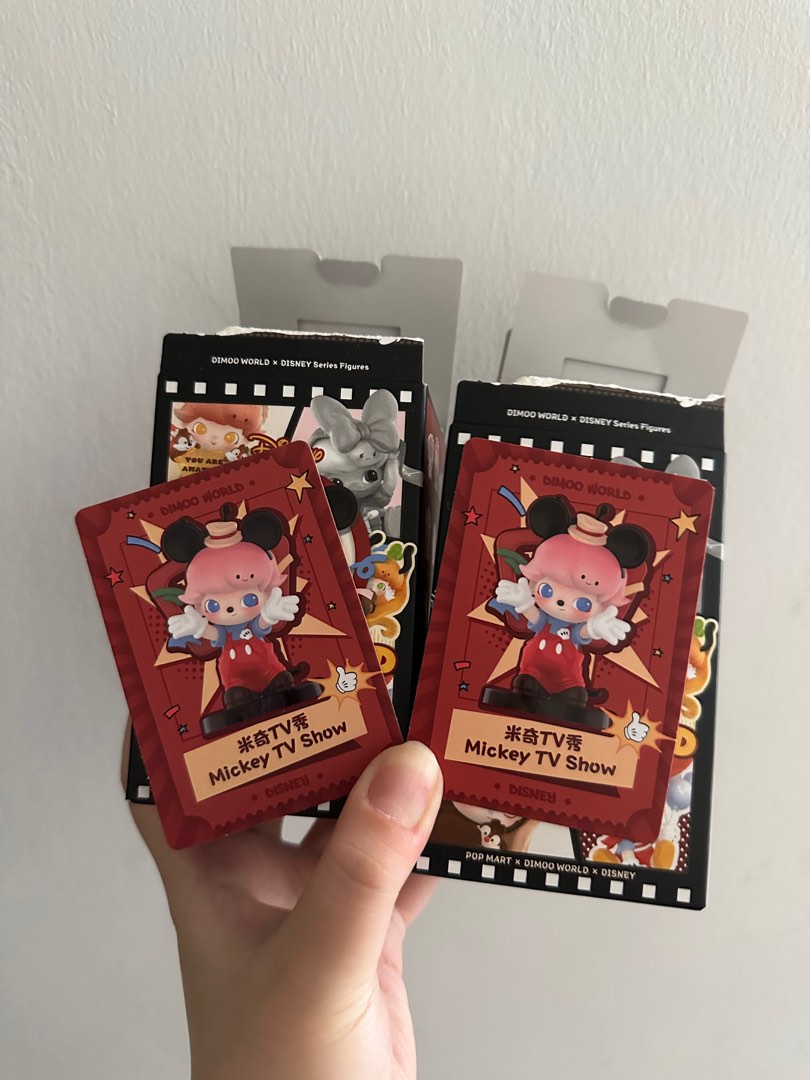 popmart dimoo world disney mickey tv show, Hobbies & Toys, Toys & Games ...