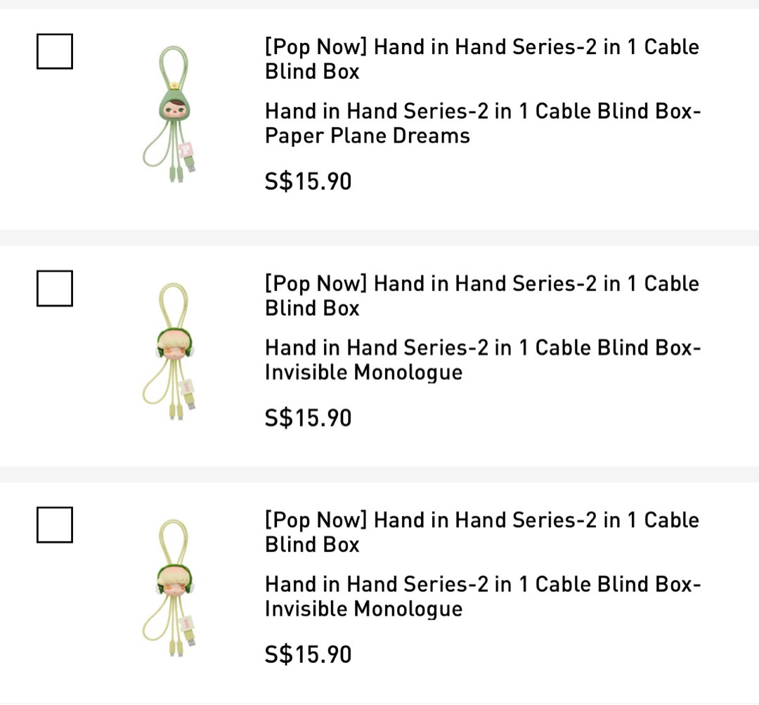 PopMart Hand in Hand Series 2-in-1 cable Pucky & Dimoo, Hobbies & Toys ...