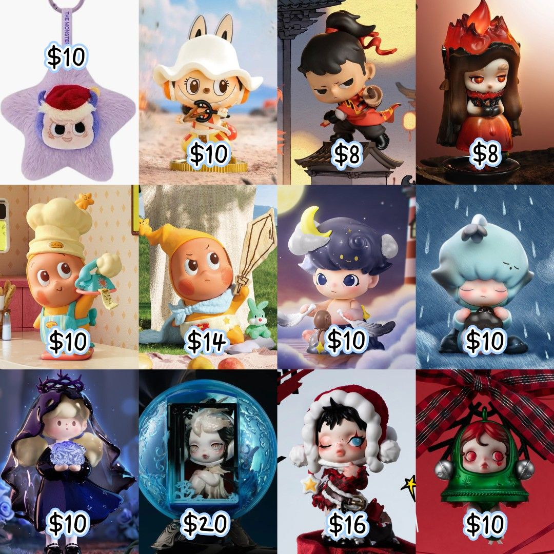 Popmart Twinkle Twinkle Little King, Chef, Skullpanda Frame, Still on ...