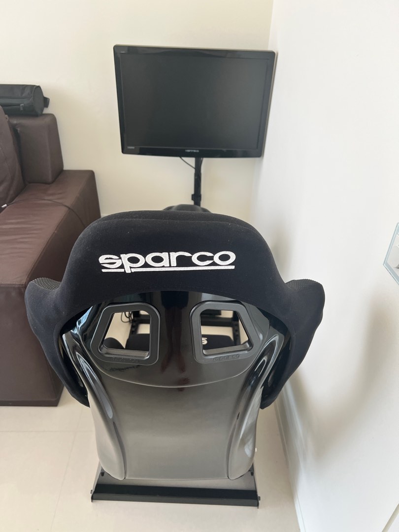 Race Chair Wheel Racing SIM Ferrari Thrustmaster SPARCO, Video Gaming ...