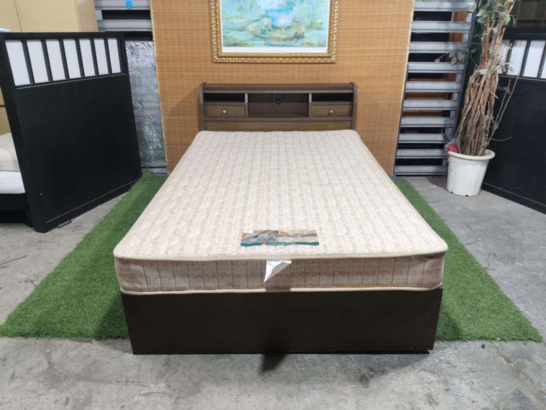 Semi double bedset, Furniture & Home Living, Furniture, Bed Frames ...