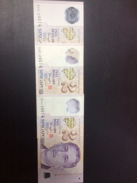 SGD2 same number series, Hobbies & Toys, Memorabilia & Collectibles ...