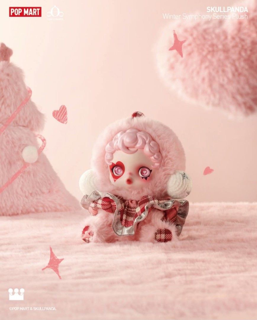 Skullpanda Winter Symphony Plush Pendant Rhapsody, Hobbies & Toys, Toys ...