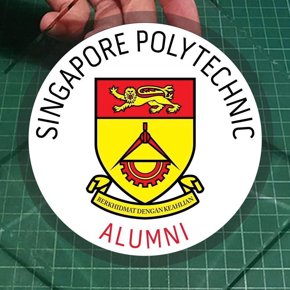 Souvenir Static Cling Decals : ( Original ) SP Singapore Polytechnic ...
