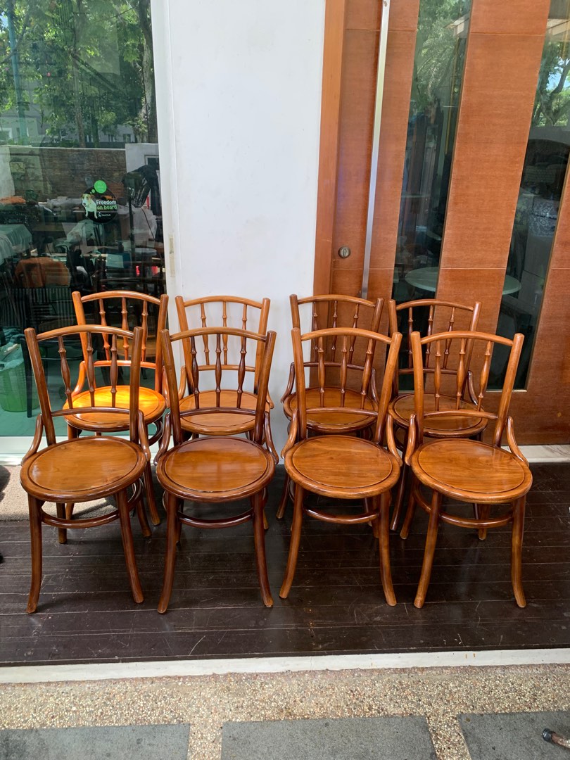 Teak Kopitiam chairs, Furniture & Home Living, Furniture, Chairs on ...