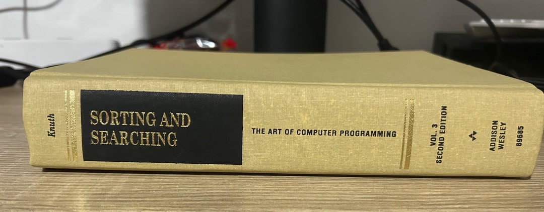 The Art of Computer Programming Volume 3, Hobbies & Toys, Books & Magazines, Textbooks on Carousell