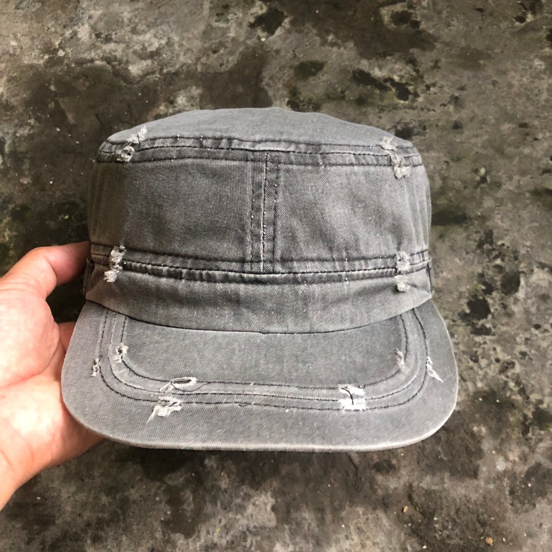 Topi Bekas Second Komando Ripped, Fesyen Pria, Aksesoris, Topi di Carousell
