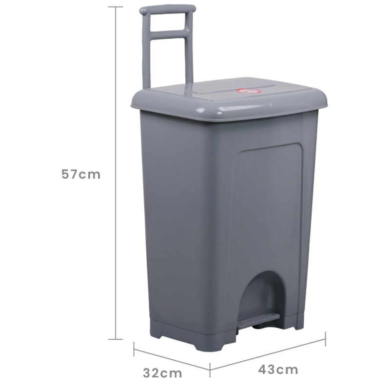 TOYOGO STEP BIN WITH HANDLE 35L 1005 L43CMXW32CMXH57CM, Furniture ...