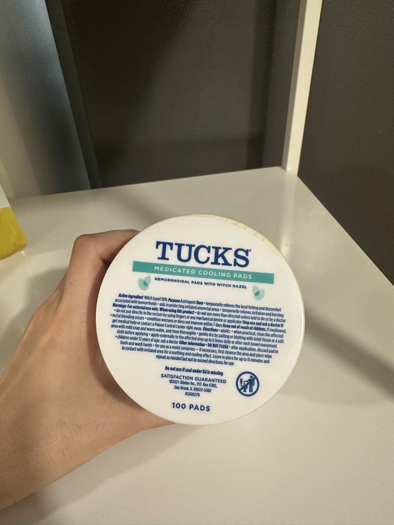 Tucks Medicated Cooling Pads, Beauty & Personal Care, Bath & Body, Body ...