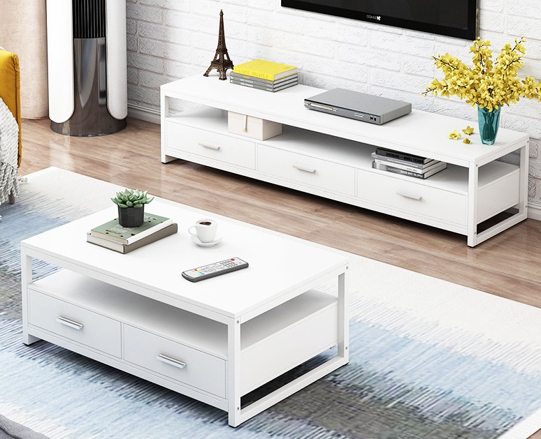 TV Cabinet White TV Console 120cm/140cm Small Size TV Stand / TV Table ...